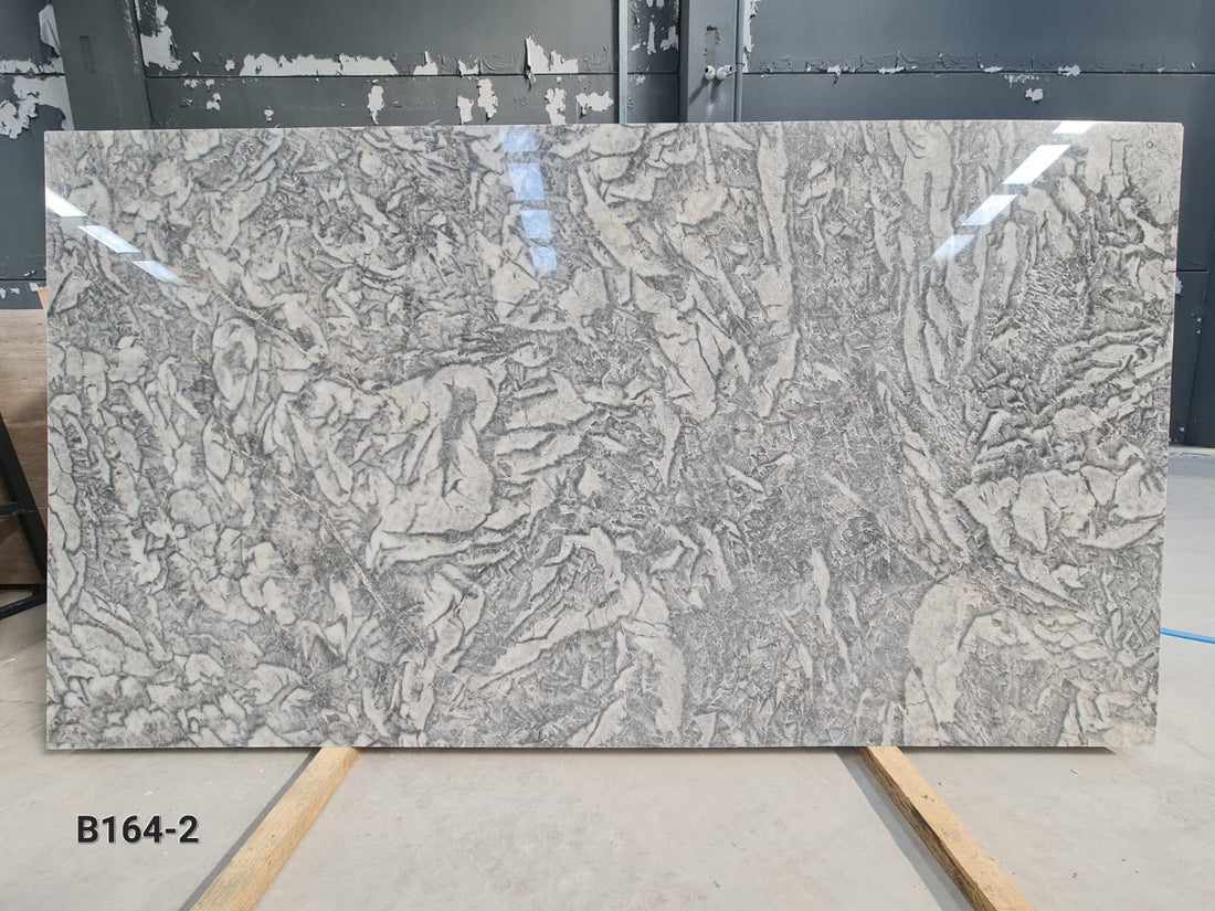 Arizona Grey Polished Marble Slabs for Worktops & Bathroom Vanities