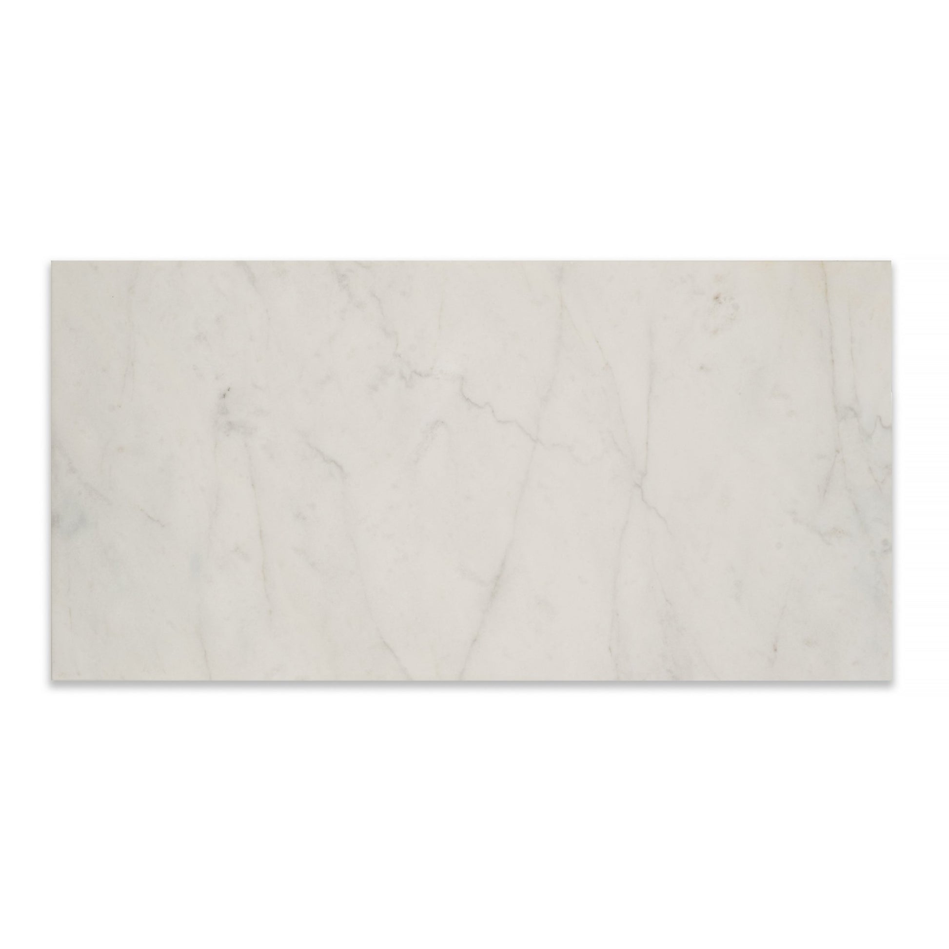 Calacatta White Marble Tiles for floor and walls.