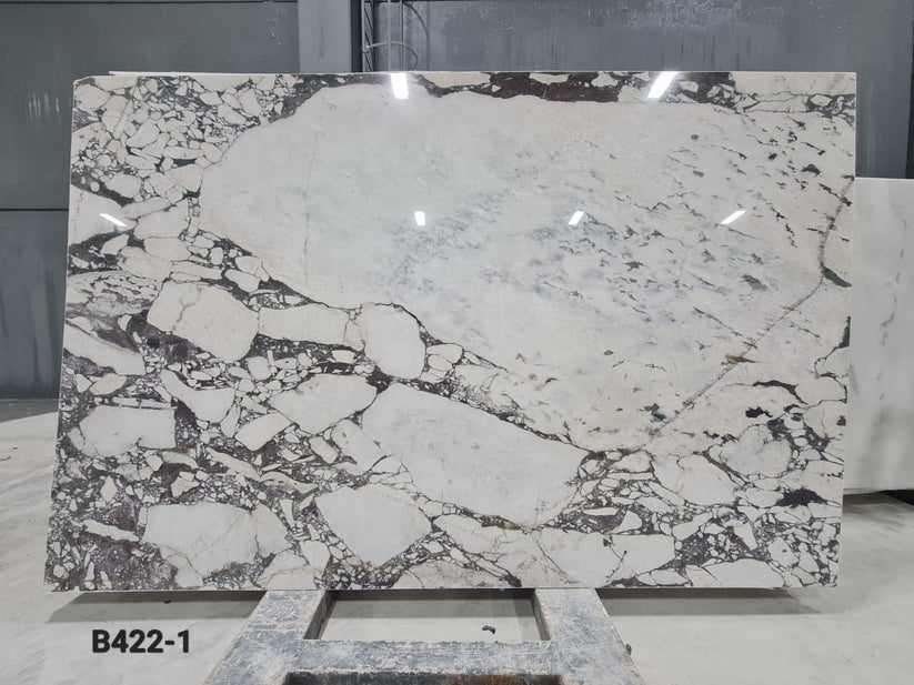 Calacatta Viola Marble Slabs for worktops, bathroom vanity units & more.