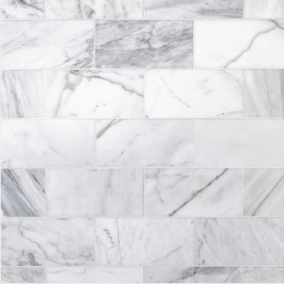Calacatta White Marble Tiles | Emperor Marble