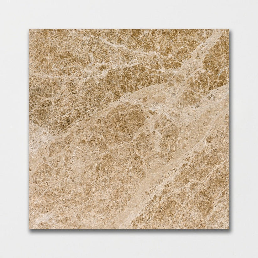 Emperador Marble Tiles for floor and walls.