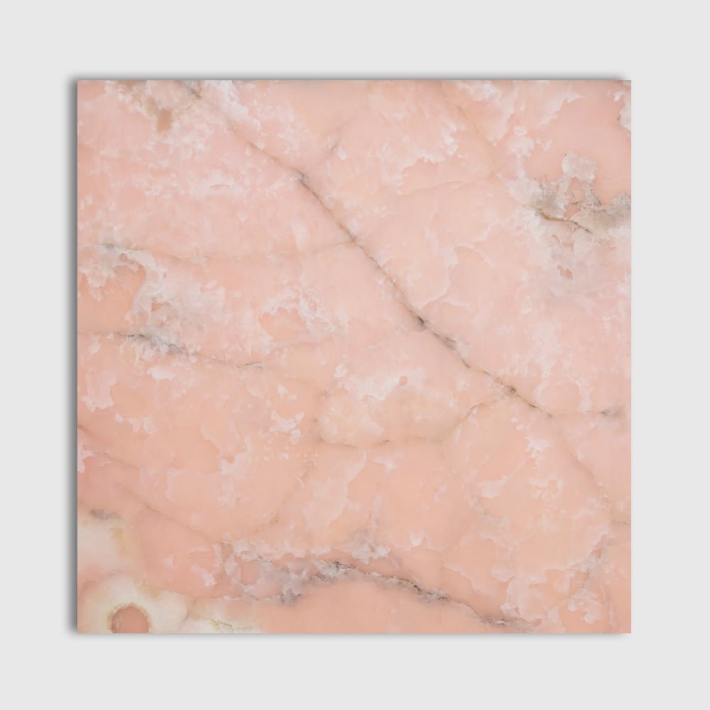 Pink Onyx Slabs & Tiles Natural Stone for worktops & more.